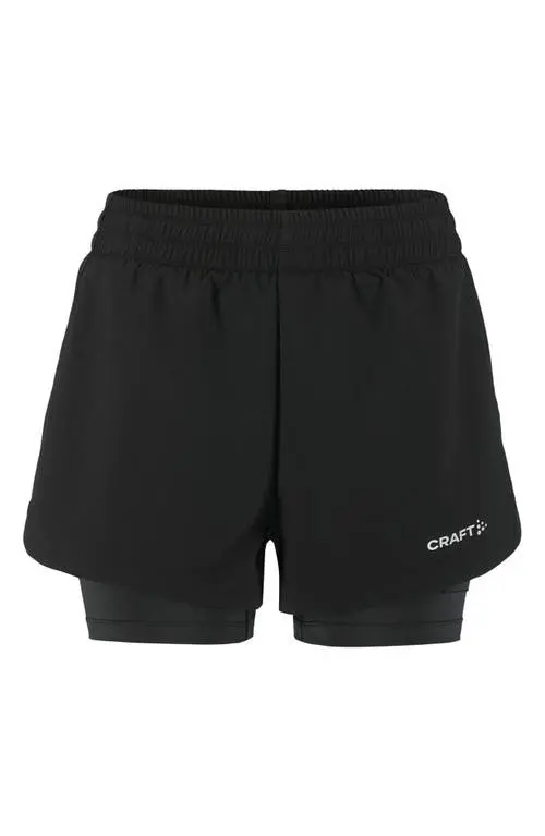CRAFT Adv Essence 2-in-1 Training Shorts - Black