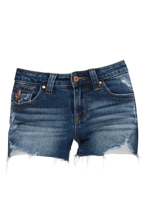 BAYEAS Zoe Distressed Cutoff Denim Shorts