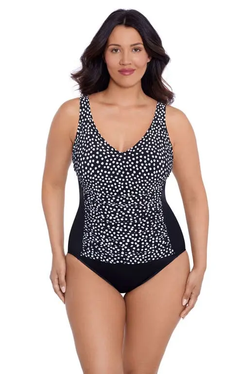 TRIMSHAPER Control One-piece Swimsuit - Funfetti