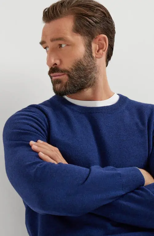 Brunello Cucinelli Cashmere Crew-neck Sweater - Sapphire