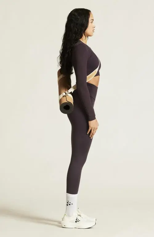 CRAFT Collective 7/8 Leggings - Dark Plum