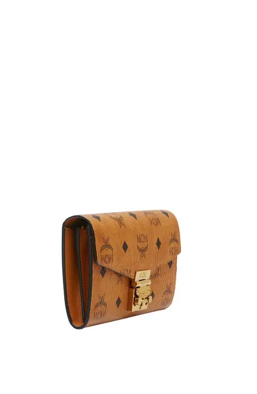 Mcm Tracy Crossbody Wallet In Visetos