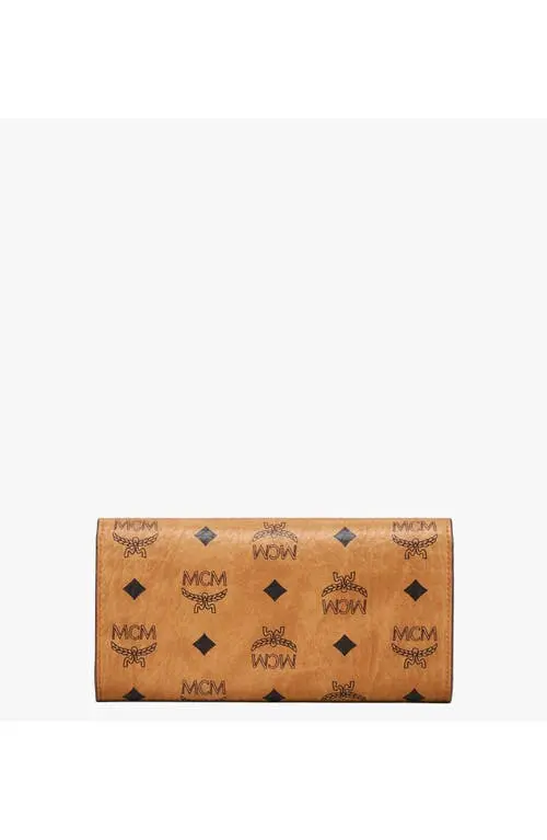 Mcm Tracy Crossbody Wallet In Visetos