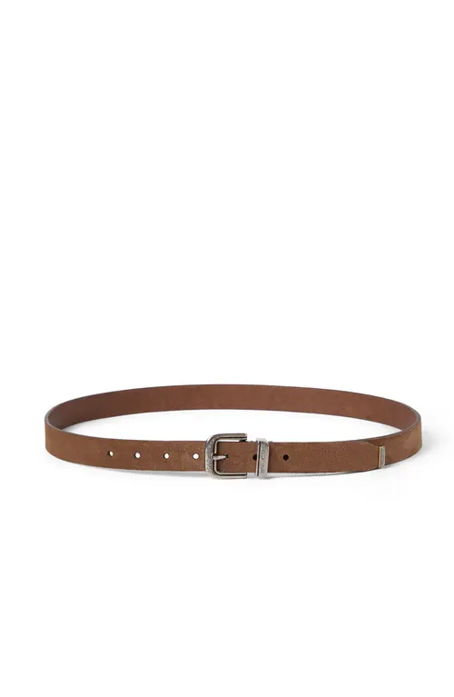 Brunello Cucinelli Leather Belt - Hazelnut
