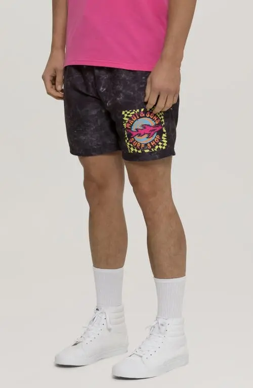 MAUI & SONS Surf Shop Microfiber Swim Trunks