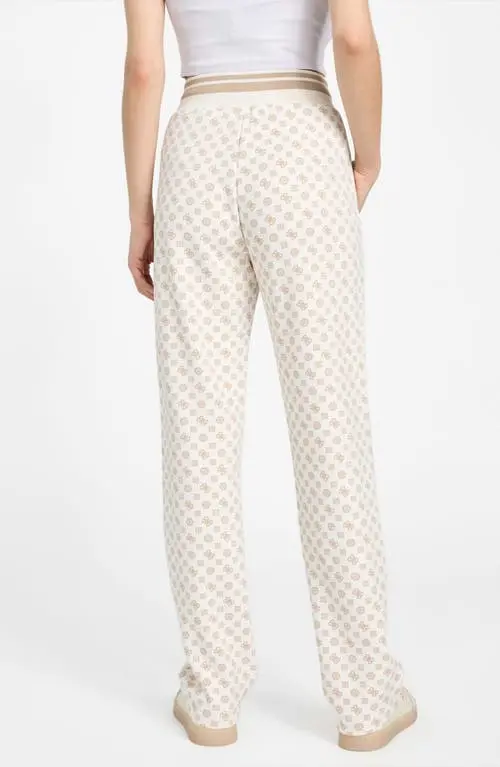 Guess Aggie Straight Leg Pants - Beige