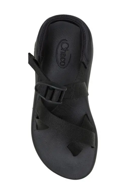 CHACO Cushz Toe Loop Sandal - Black
