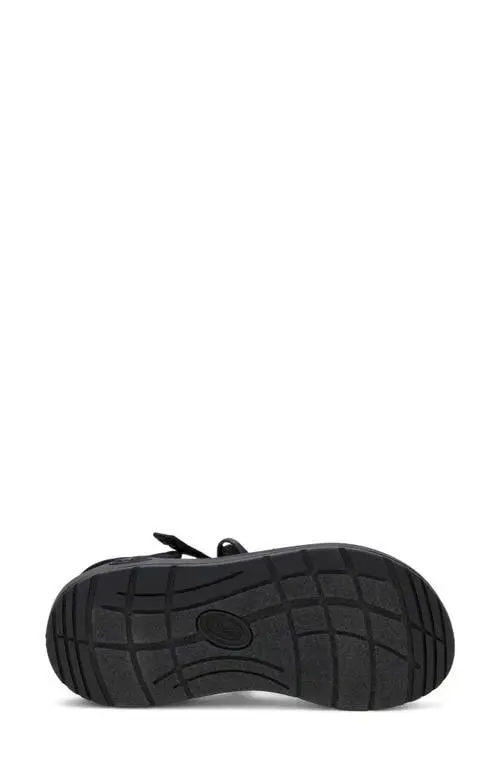 CHACO Cushz Toe Loop Sandal - Black
