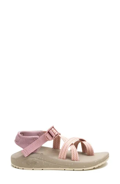 CHACO Cushz Toe Loop Sandal - Frond Pink