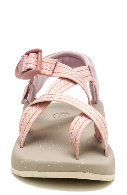 CHACO Cushz Toe Loop Sandal - Frond Pink