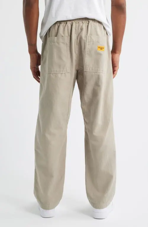 SERVICE WORKS Organic Cotton Canvas Drawstring Chef Pants - Stone