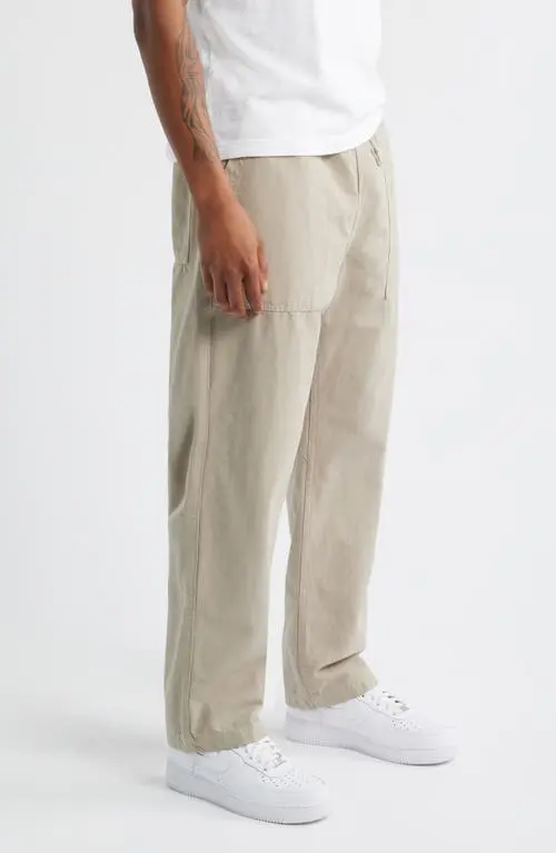 SERVICE WORKS Organic Cotton Canvas Drawstring Chef Pants - Stone
