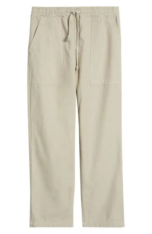 SERVICE WORKS Organic Cotton Canvas Drawstring Chef Pants - Stone