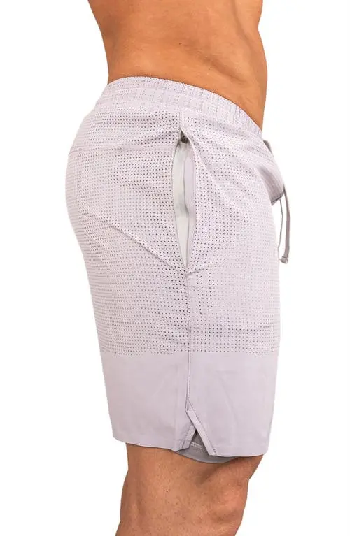 MACEOO Perforated Training Shorts - Grey