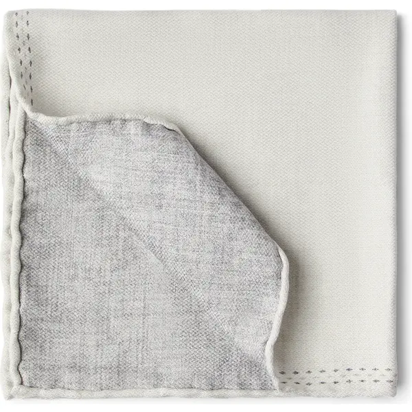 Brunello Cucinelli Silk Pocket Square - Butter