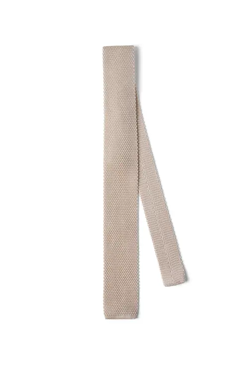 Brunello Cucinelli Knit Necktie - Buff