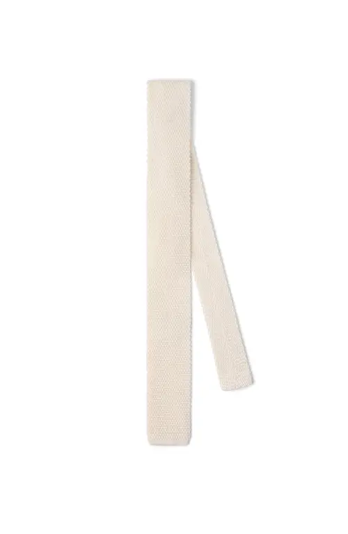 Brunello Cucinelli Knit Necktie - White