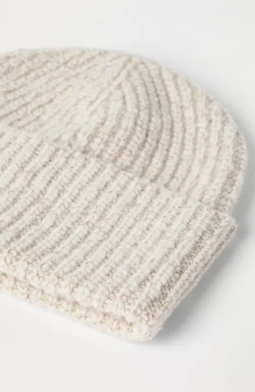Brunello Cucinelli Knit Beanie - Ecru