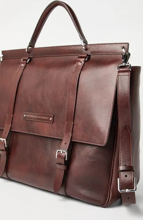 Brunello Cucinelli Calfskin Briefcase