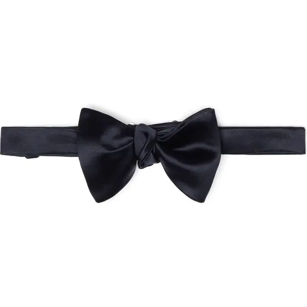 Brunello Cucinelli Satin Bow Tie - Night