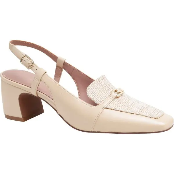 Linea Paolo Cirilla Loafer Pump - Natural