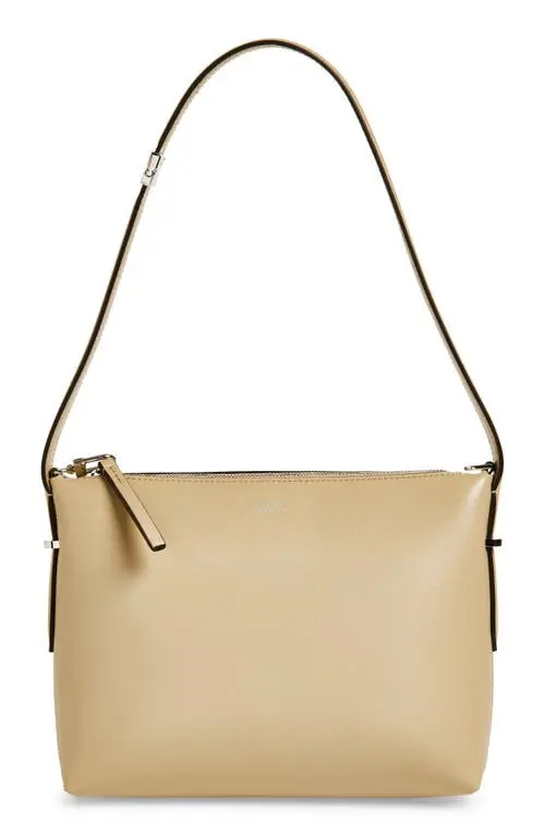 TOTEME Scoop Leather Clutch - Fawn