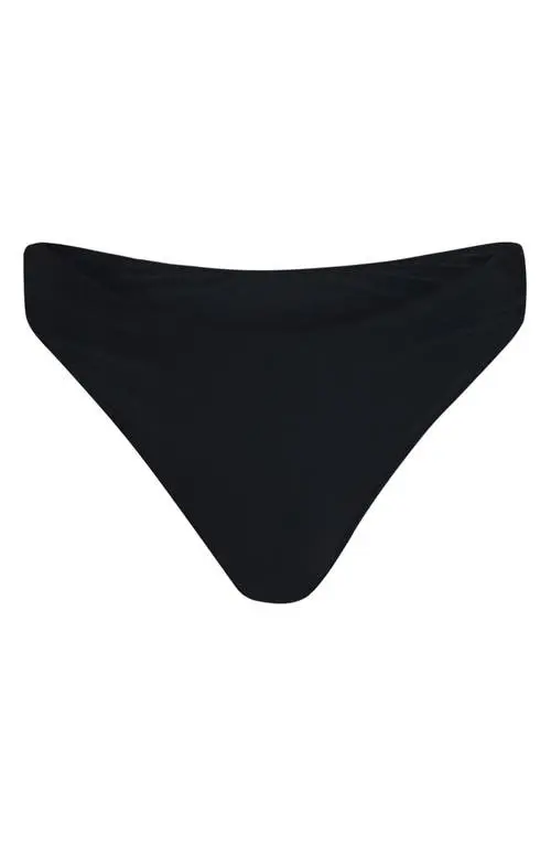 L'Agence Gianna Brazilian Bikini Bottoms - Black
