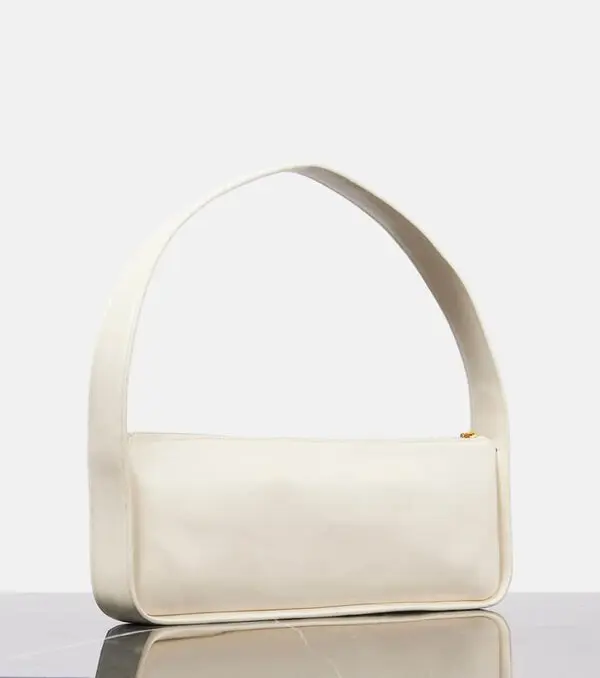 Khaite Lori Small Leather Shoulder Bag - White