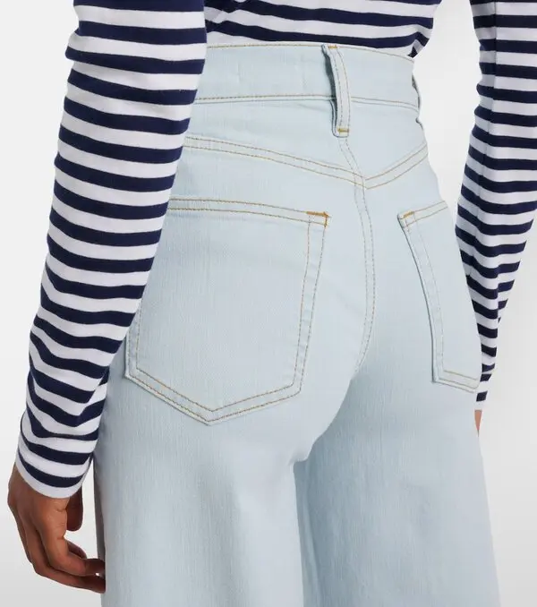 FRAME Le Slim Palazzo Wide-leg Jeans - Blue