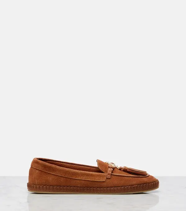 JIMMY CHOO Fabien Suede Loafers