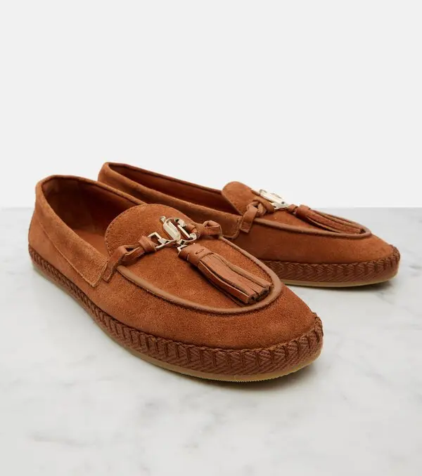 JIMMY CHOO Fabien Suede Loafers