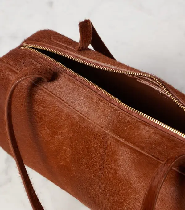 Khaite Simona Calf Hair Shoulder Bag - Brown