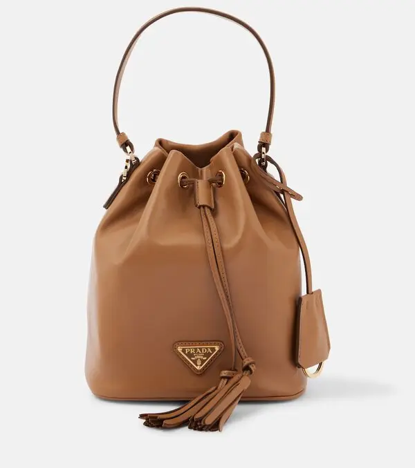 Prada Leather Bucket Bag