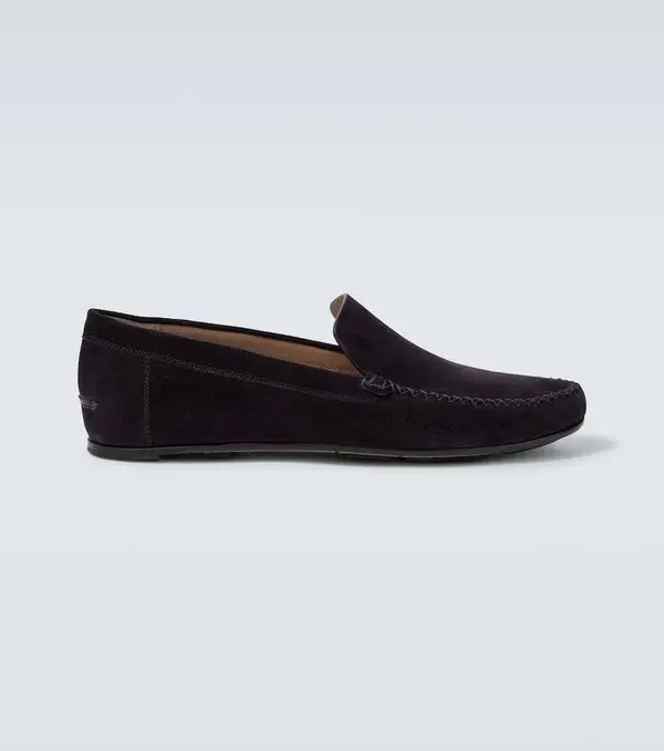 Manolo Blahnik Suede Loafers