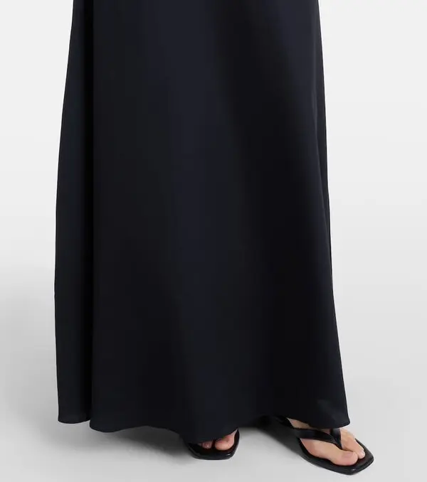 LESET Yoko Cotton Maxi Dress - Black