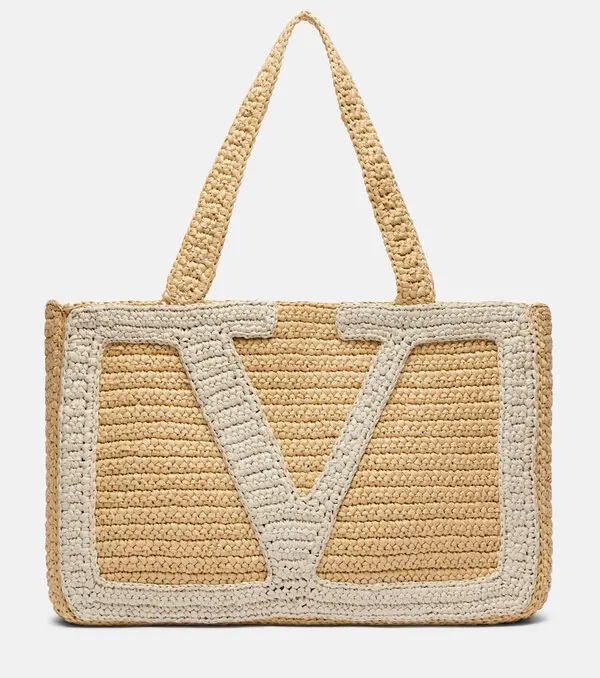 Valentino Garavani Viva Superstar Large Tote Bag - Beige