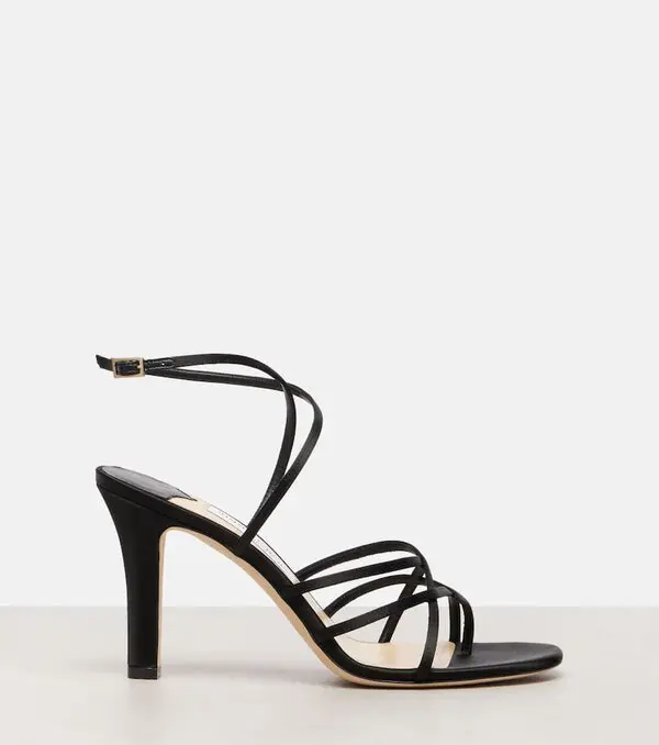 JIMMY CHOO Archive Strappy 100 Satin Sandals