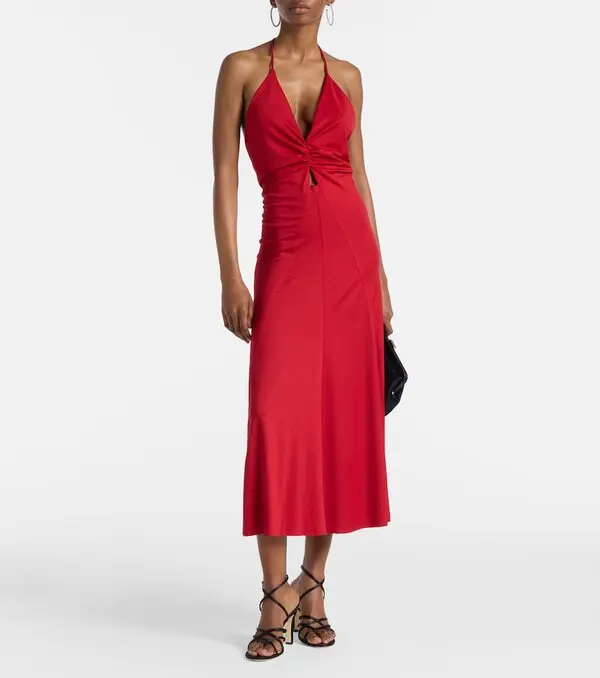 JIMMY CHOO Archive Strappy 100 Satin Sandals
