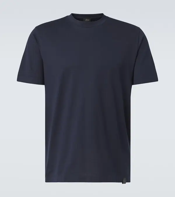 Brioni Cotton Jersey T-shirt - Blue