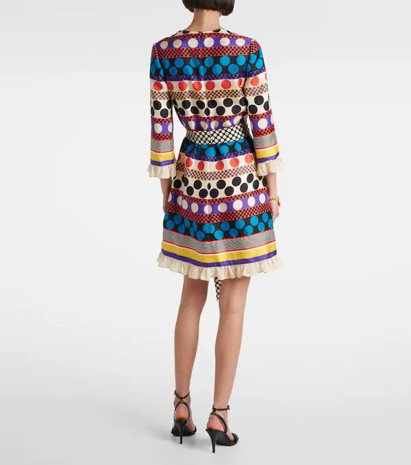 Valentino Garavani Escape Polka-dot Silk Minidress