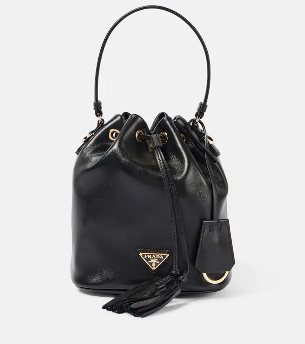 Prada Leather Bucket Bag