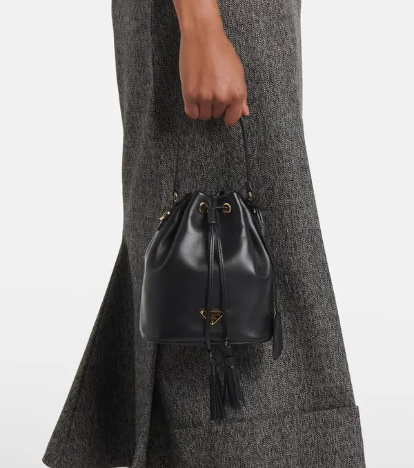 Prada Leather Bucket Bag