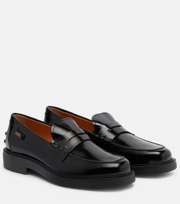 TOD'S Leather Penny Loafers