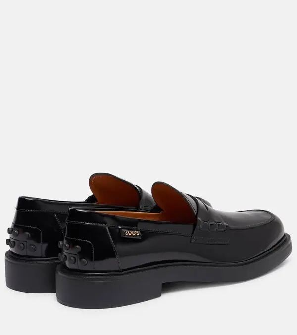 TOD'S Leather Penny Loafers
