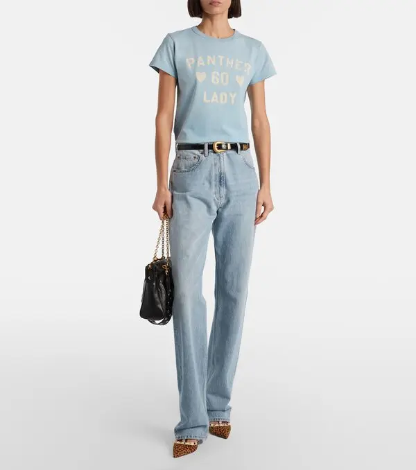 Valentino Garavani Panther T-shirt - Blue