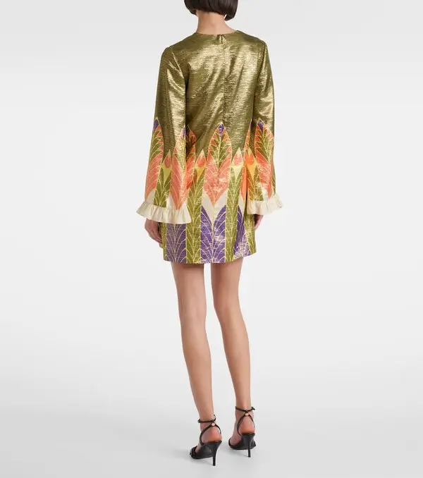 Valentino Garavani Escape Printed Silk-blend Minidress
