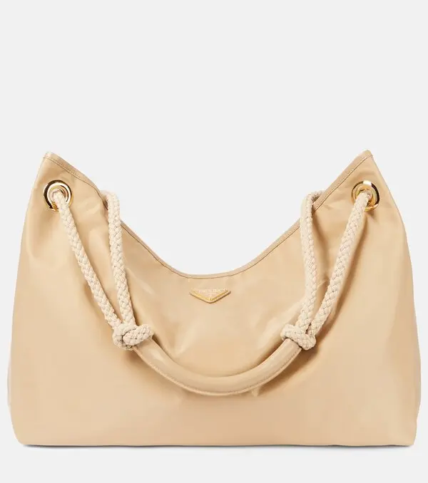Prada Mariner Large Re-nylon Tote Bag - Beige