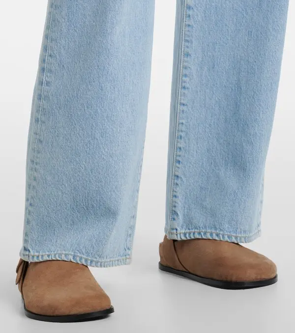 SLVRLAKE Grace High-rise Wide-leg Jeans - Blue