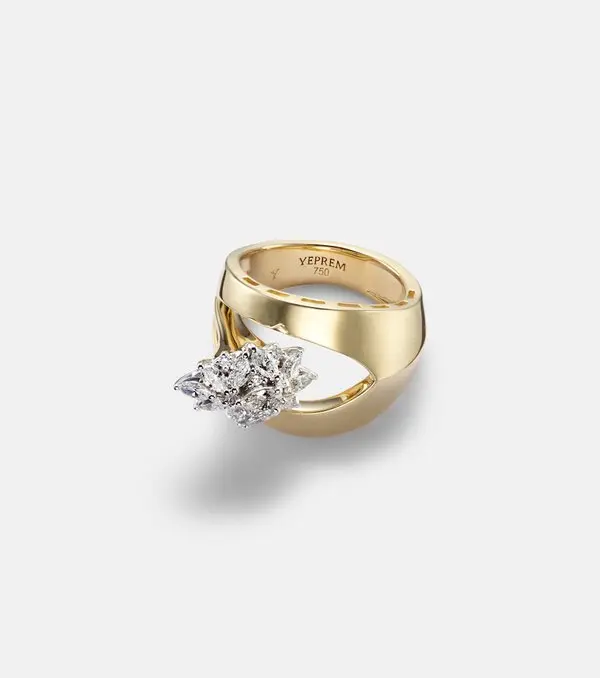 Yeprem 18kt Yellow Diamond Ring - Gold