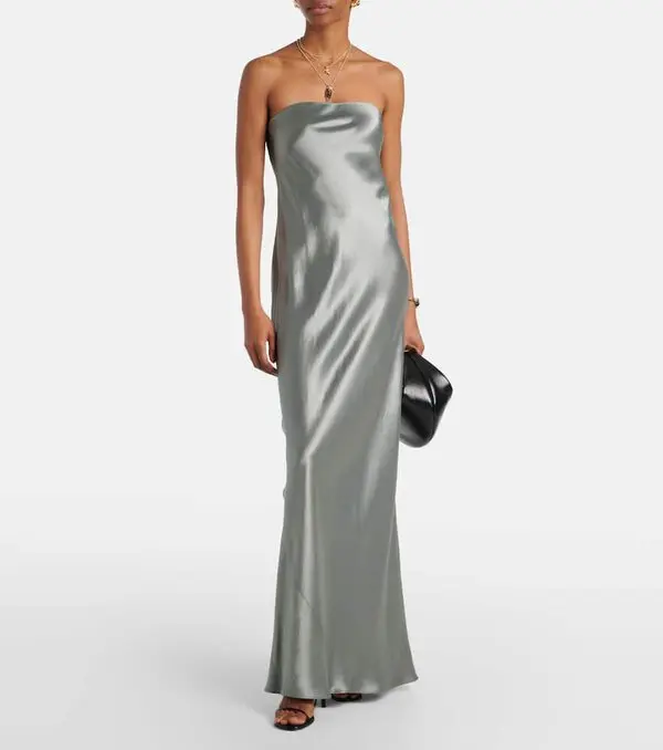 Vince Satin Maxi Dress